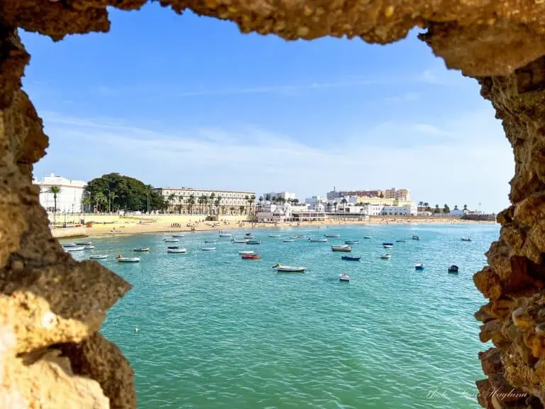 A complete guide to La Caleta beach, Cadiz - Amused by Andalucia